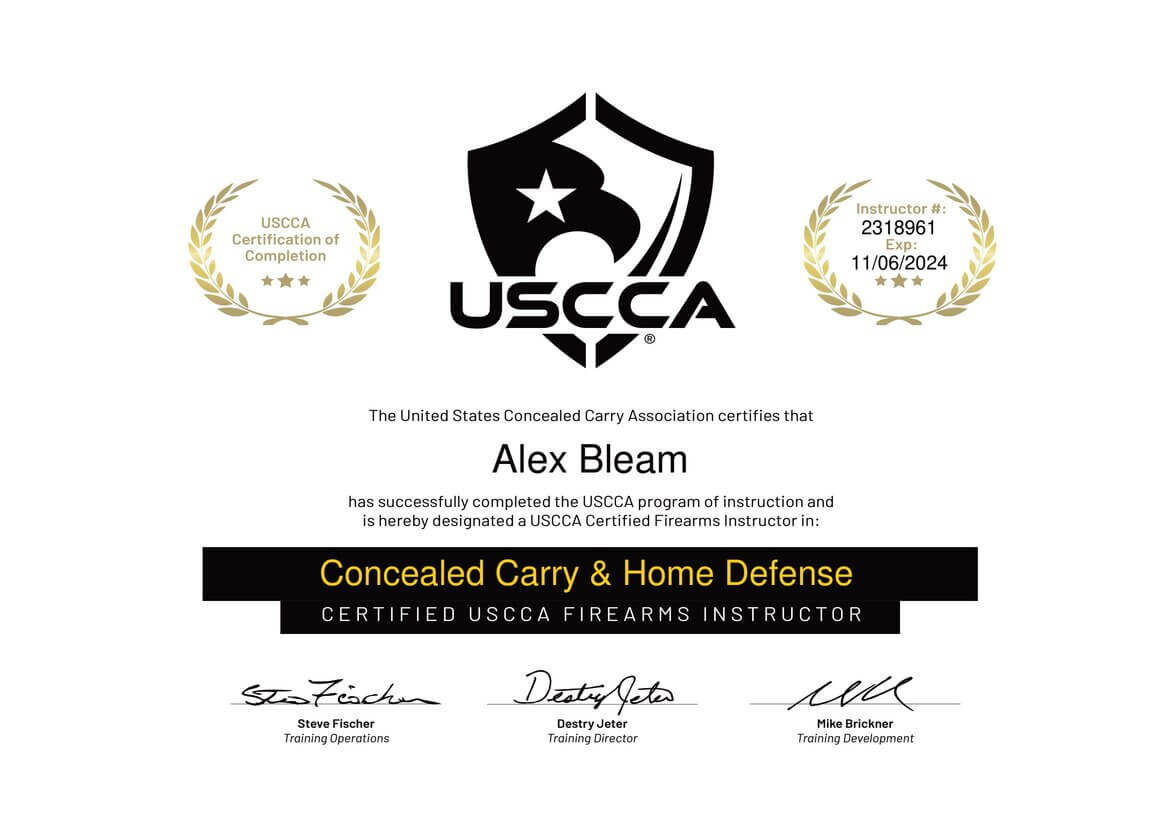 Alex Bleam: Expert Firearm Instructor and Owner of Castle Keepers ...