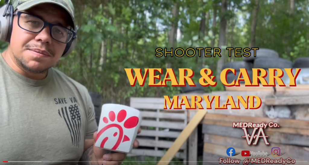 MD Wear and Carry Permit: Live Fire Overview